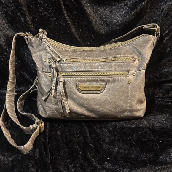 Bags | Chic Grayish Hobo Style Bag | Poshmark